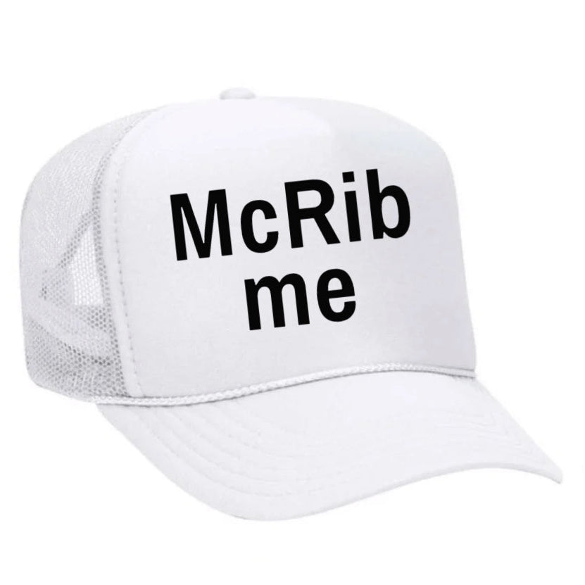 McRib Me Trucker Hat - Fast Food Innuendo | Uncle Bekah's – Uncle Bekah ...